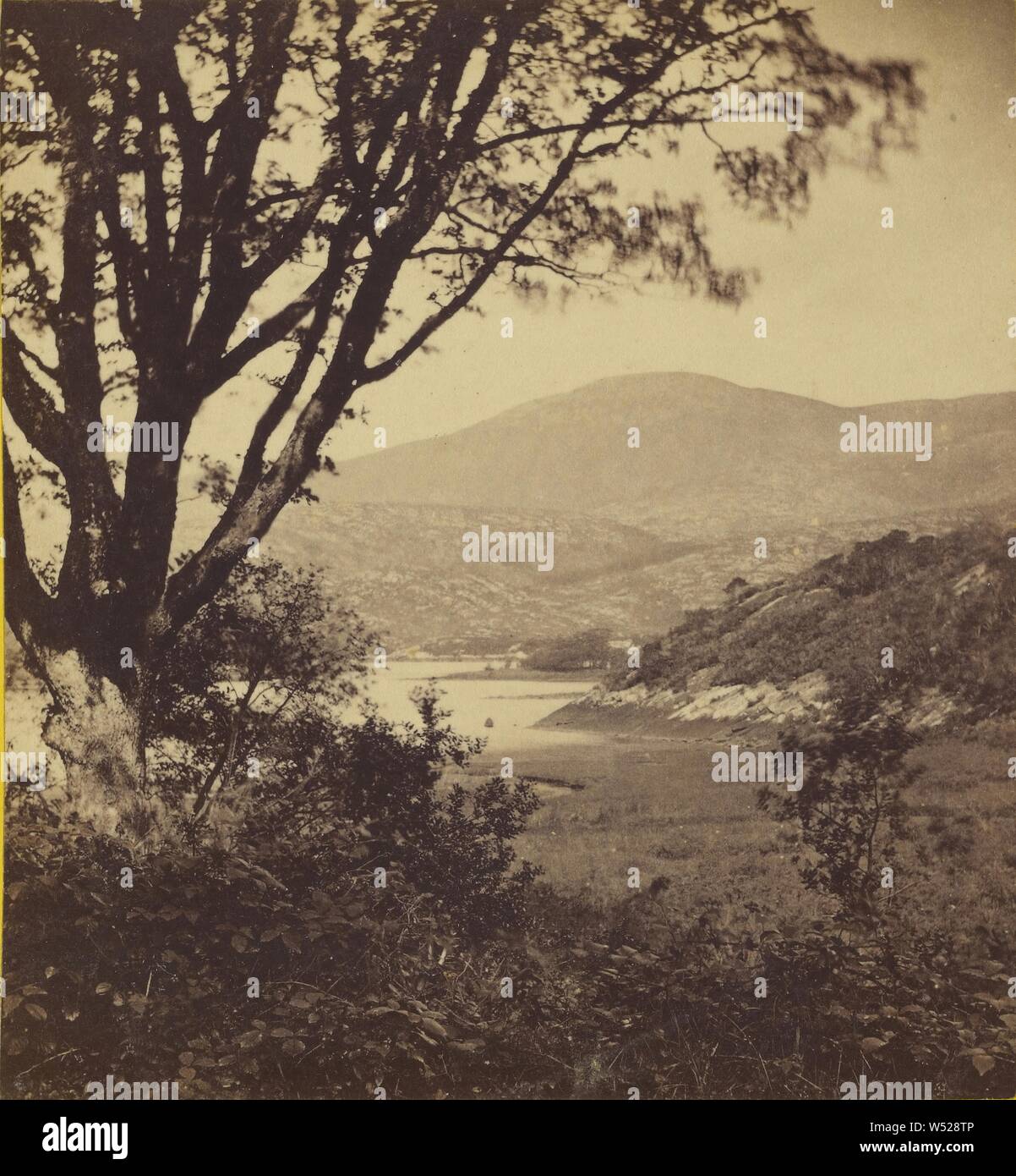 The Purple Mountain and Upper Lake, From the Kenmare Road. Killarney ...