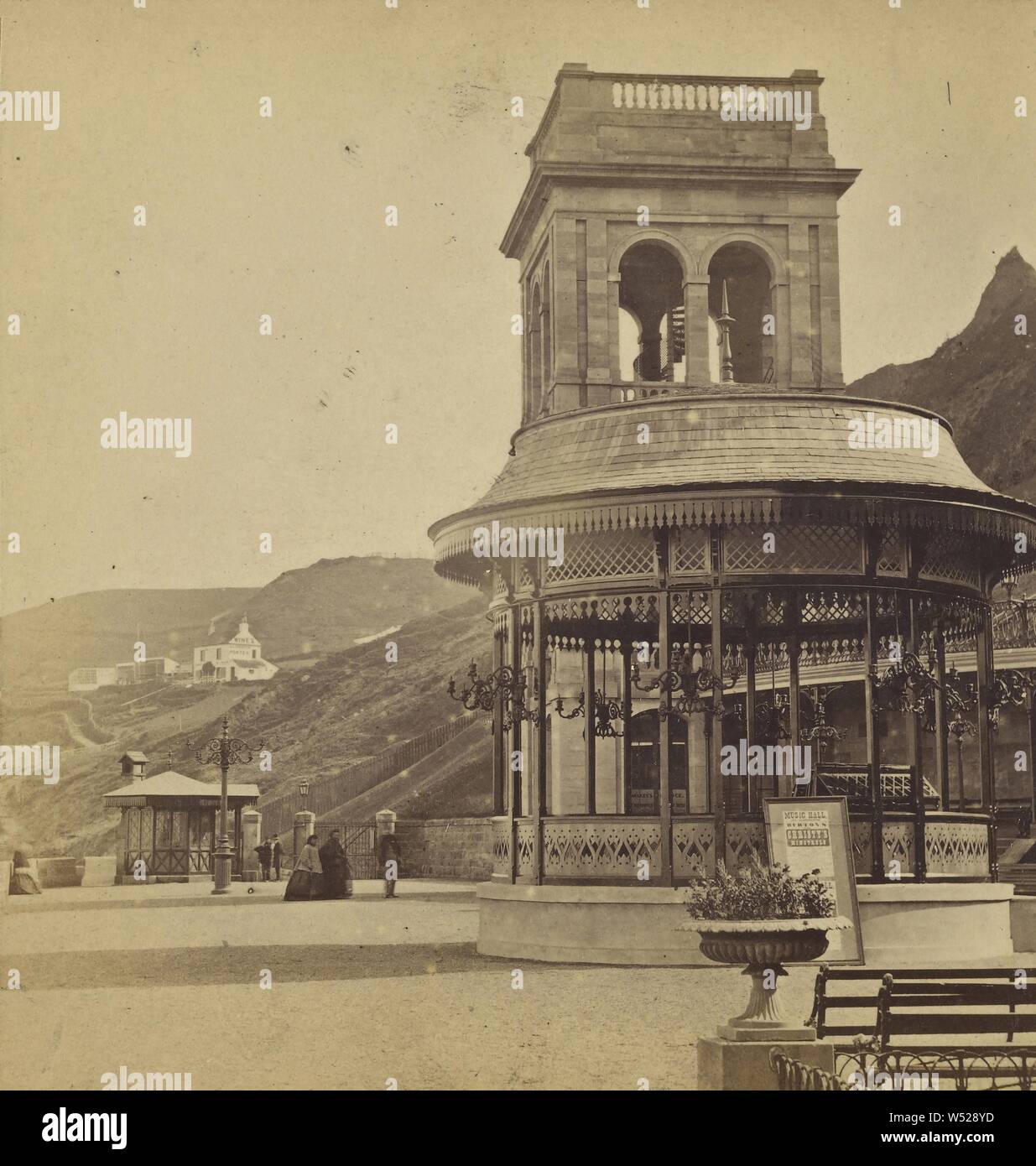 Music orchestra, town square, Scarborough, England, John Inskip ...