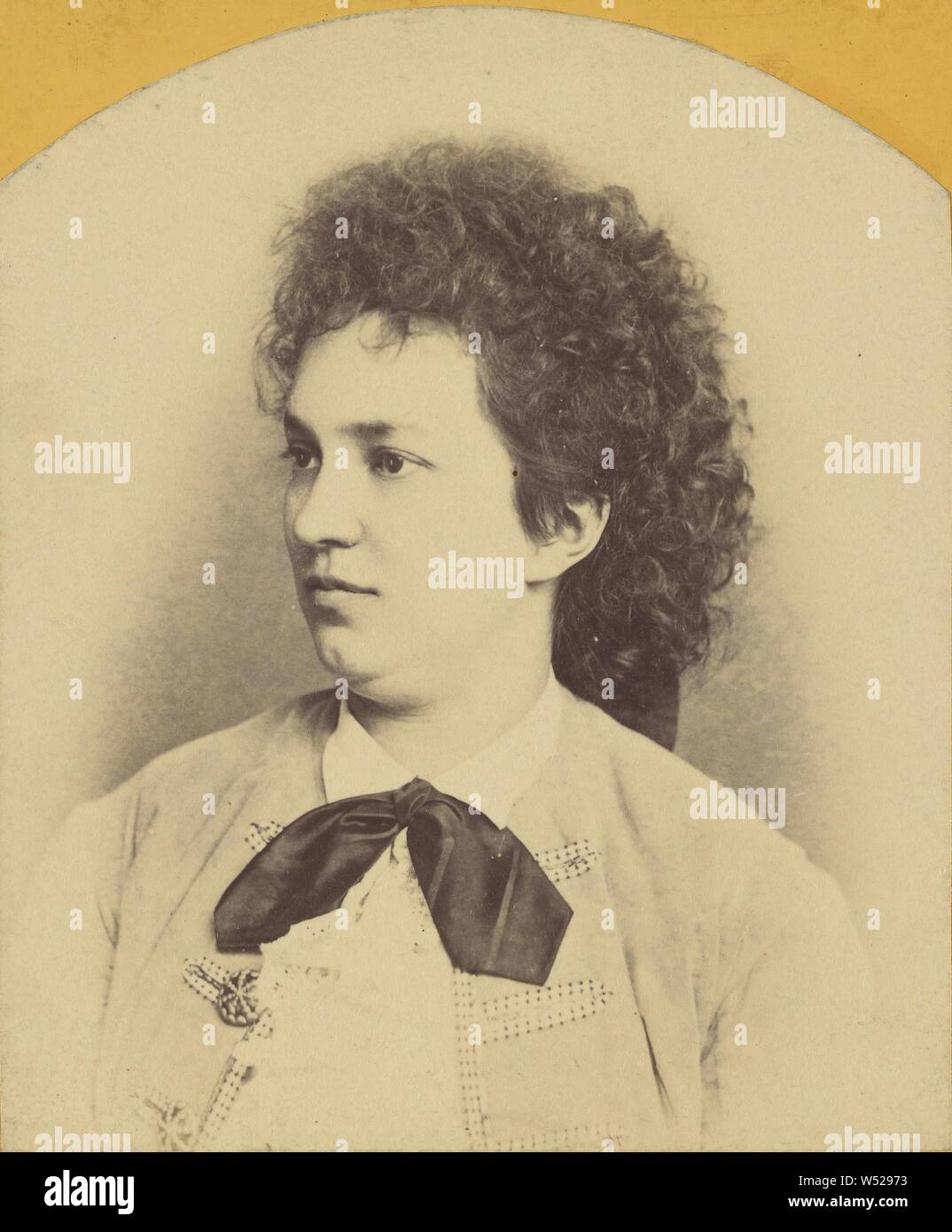 Portrait of an unidentified woman, Attributed to Adolphe Block (French ...