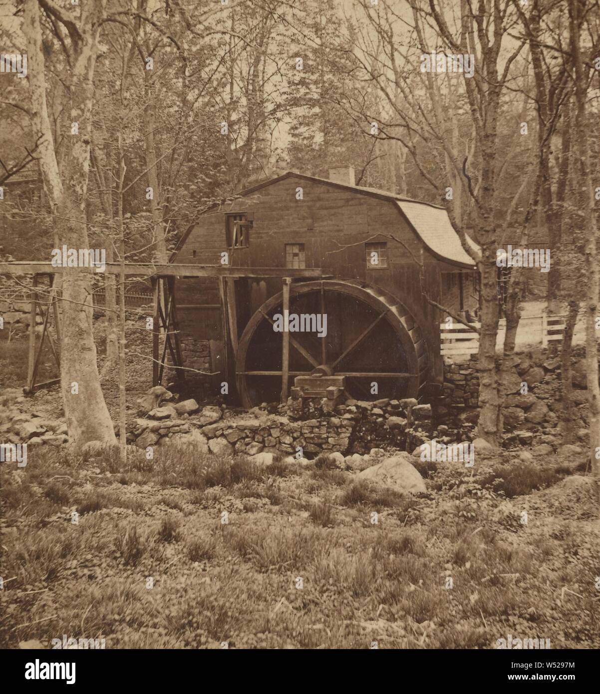 Town Mill Built by Gov. Winthrop in 1650, Franklin P. Kenyon (American ...