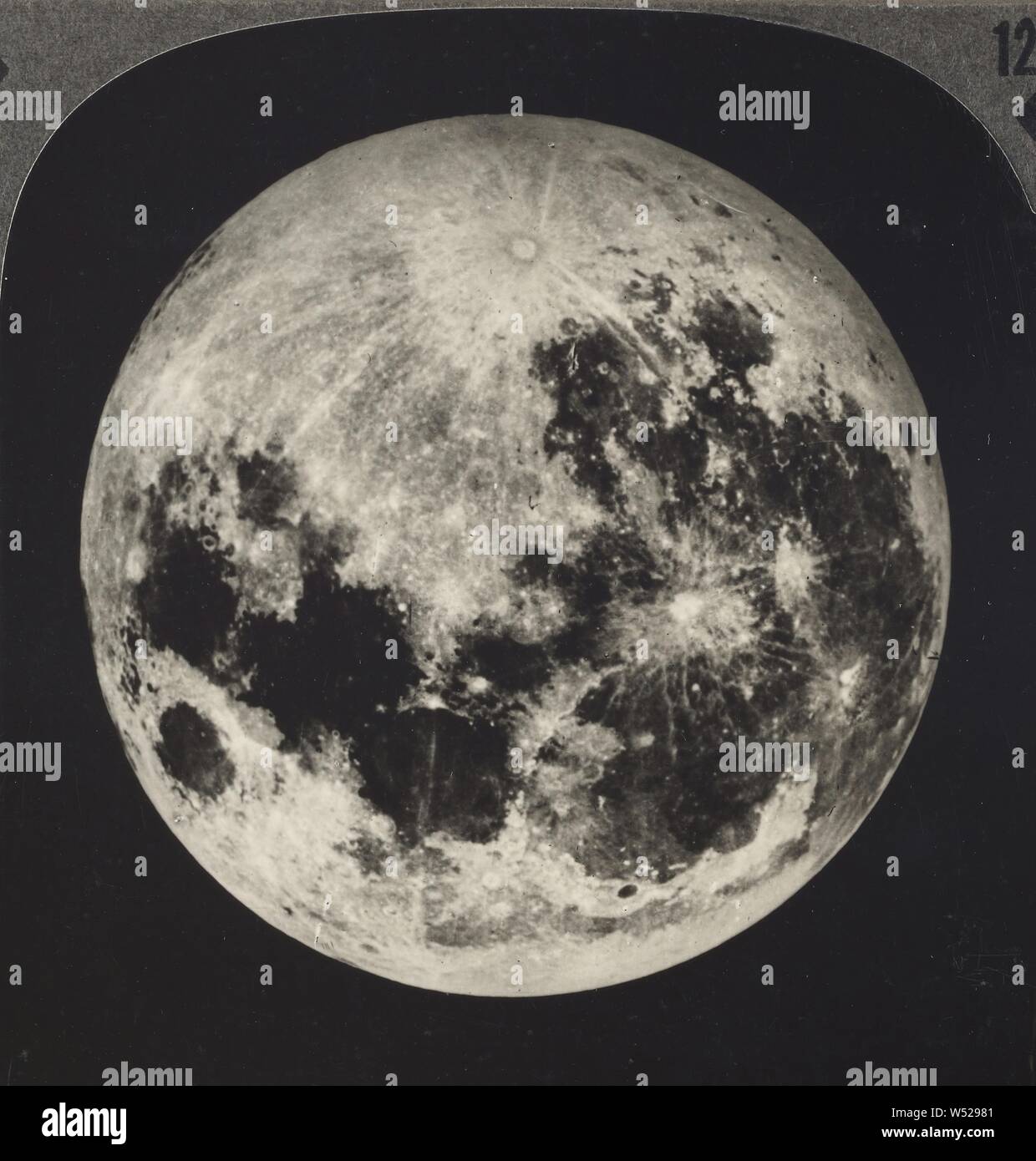 The Full Moon, Yerkes Observatory., Keystone View Co. (American, 1892 ...