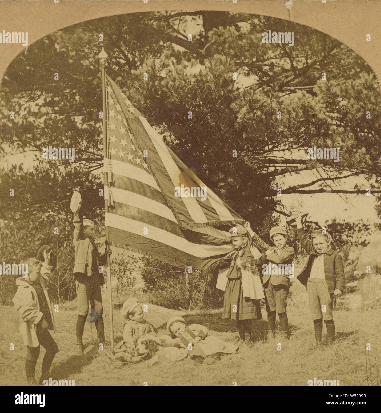 Rally Around The Flag, Boys., Benjamin West Kilburn (American, 1827 ...