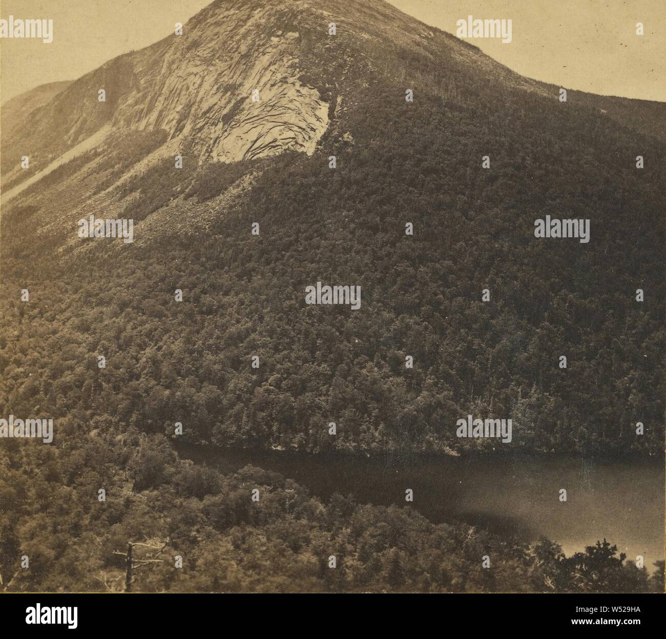 Mt Cannon & Profile Lake, Benjamin West Kilburn (American, 1827 - 1909 ...