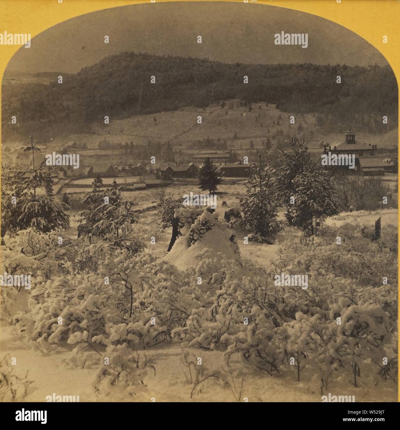 Landscape, Winter, Benjamin West Kilburn (American, 1827 - 1909), about ...