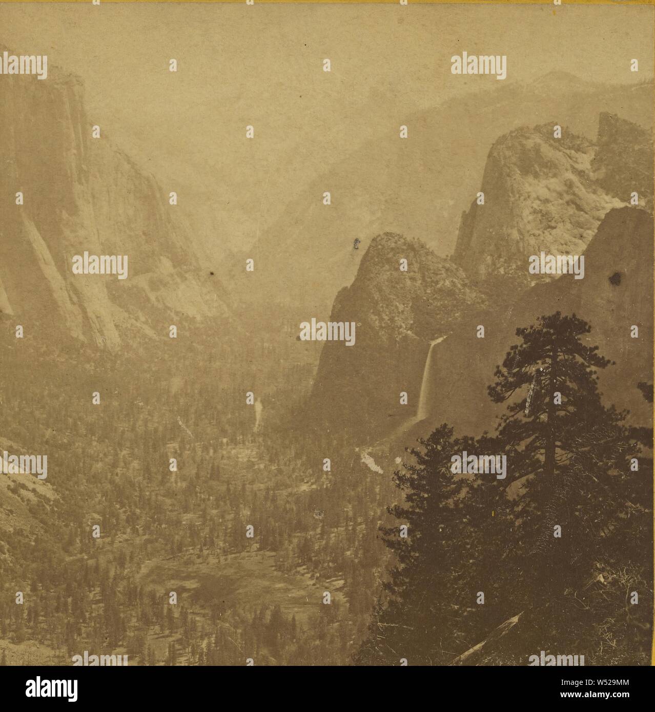 Yosemite Valley, California., Benjamin West Kilburn (American, 1827 ...