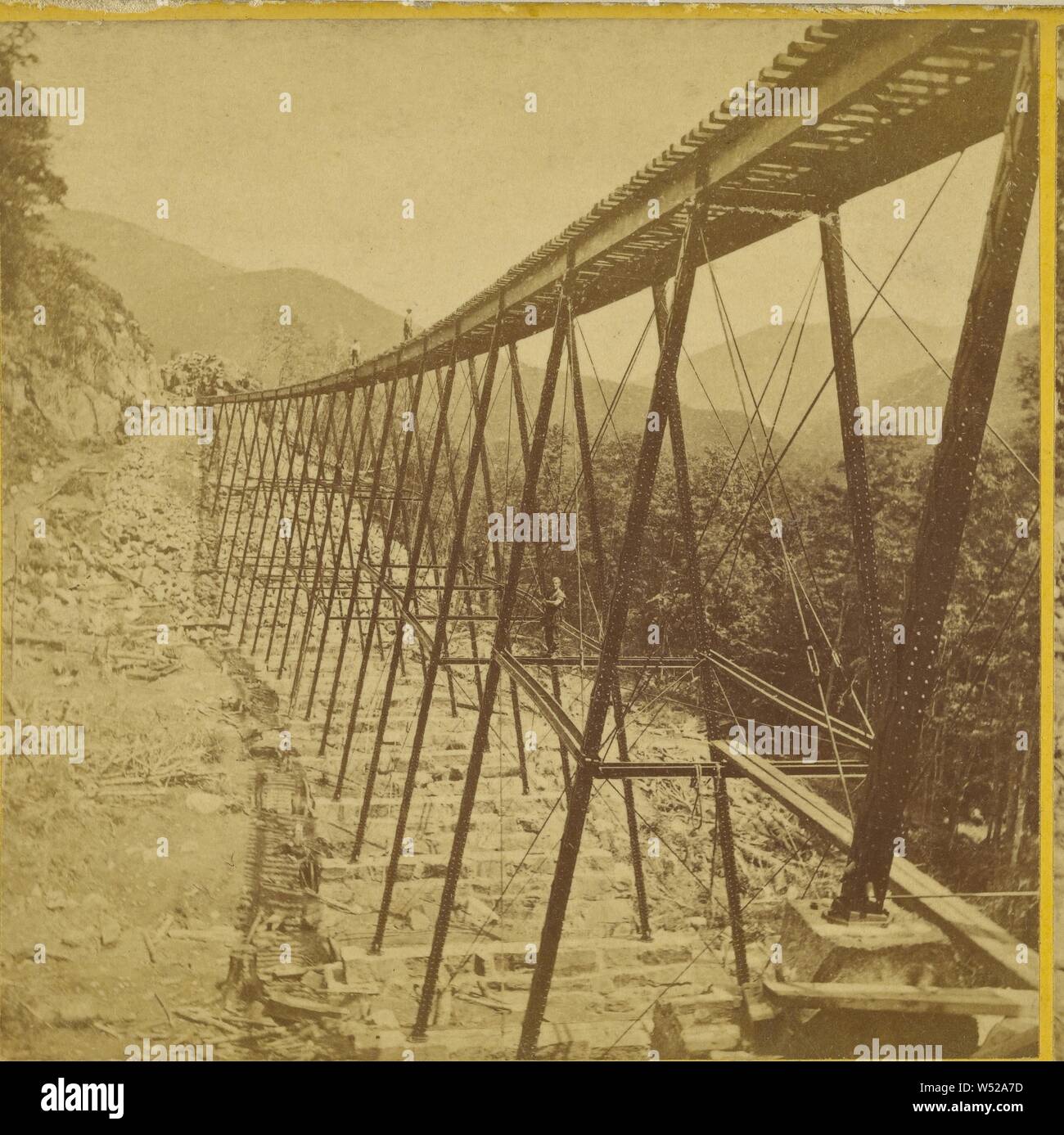 Frankenstein Trestle, P. & O.R.R. Pass, Crawford Notch, N.H., Benjamin ...