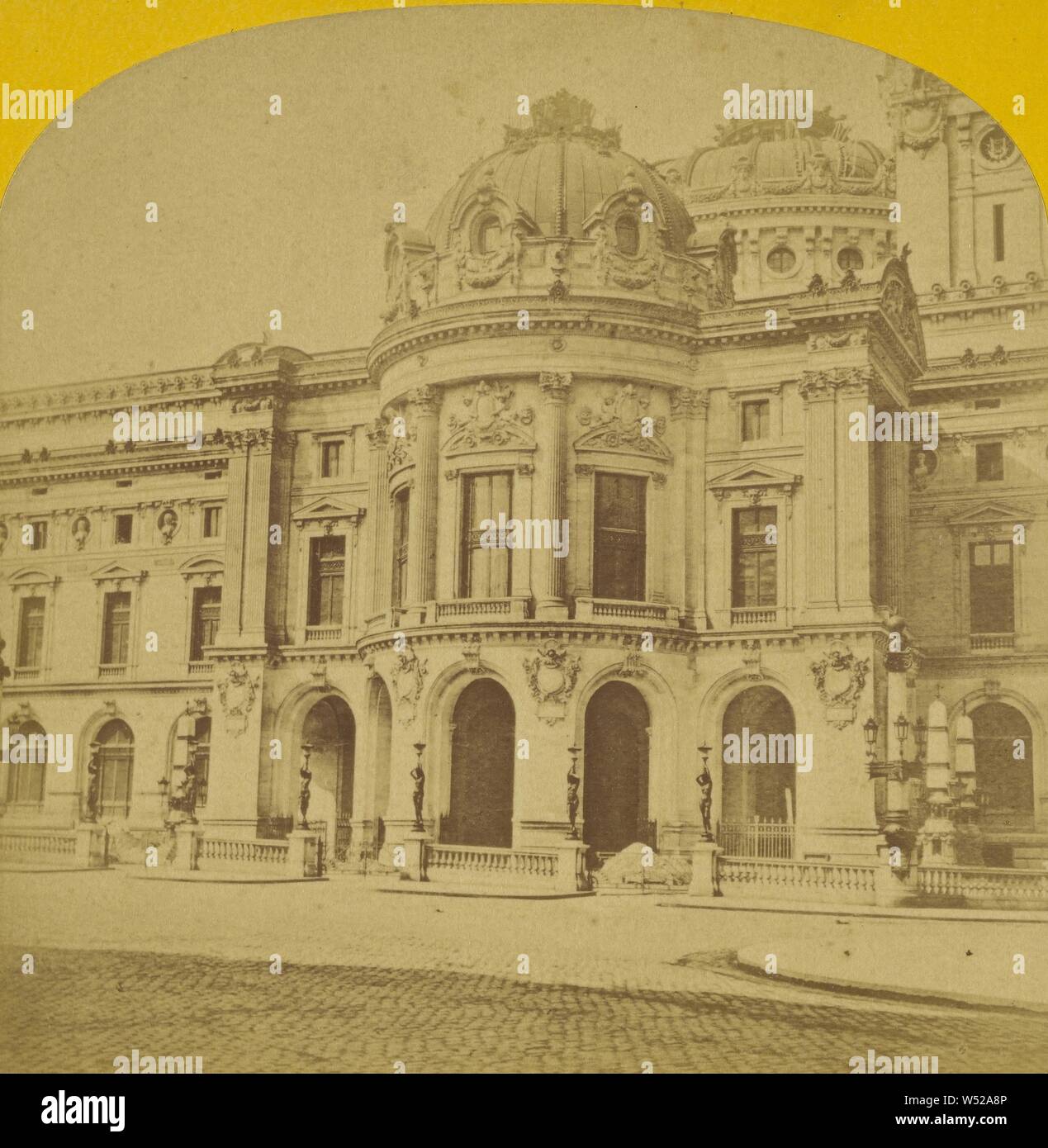 Opera House, East Pavilion, Paris, France., Benjamin West Kilburn ...