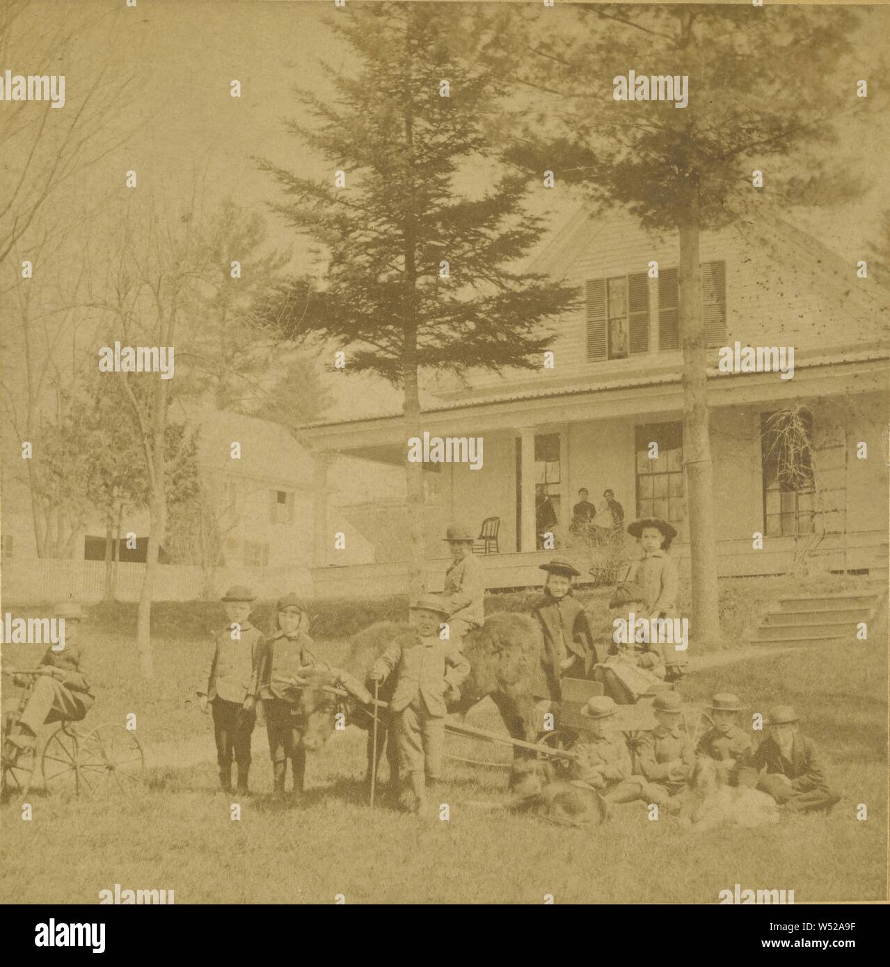 The days when we were young., Benjamin West Kilburn (American, 1827 ...