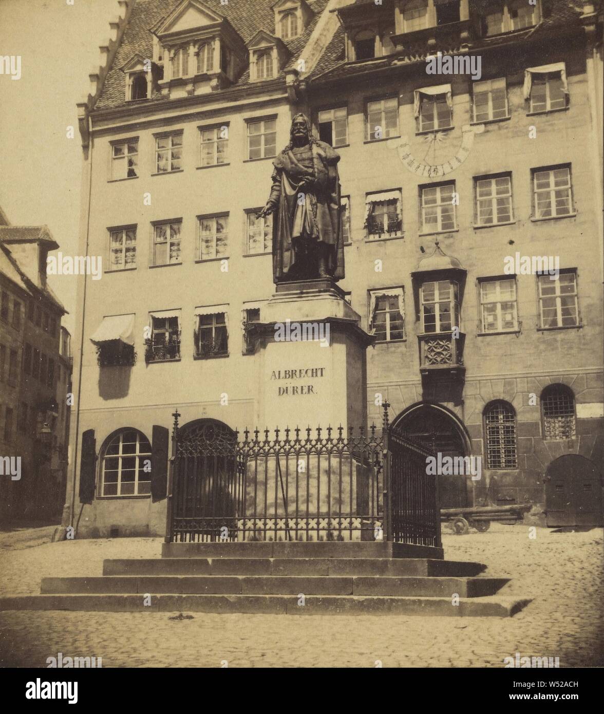 Nurnberg. Albrecht-Durer-Statue., Christian Konig (German, active 1860s ...
