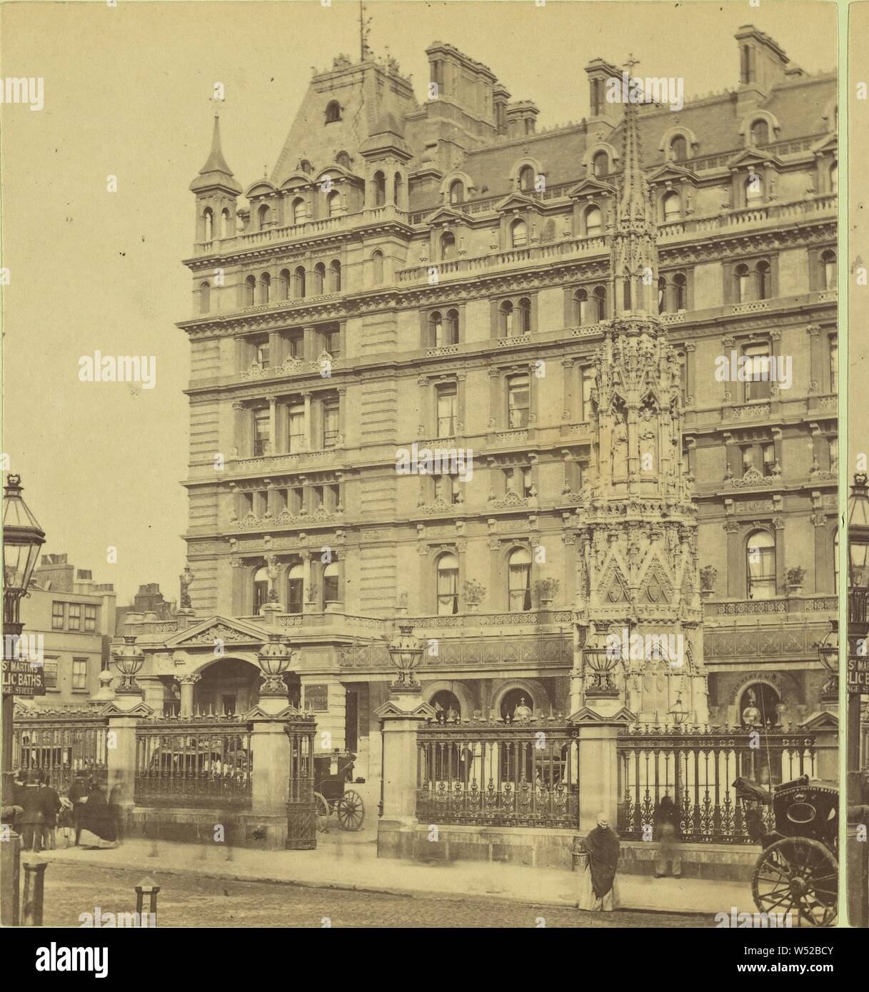The Eleanor Cross and Hotel., London Stereoscopic Company (active 1854 ...