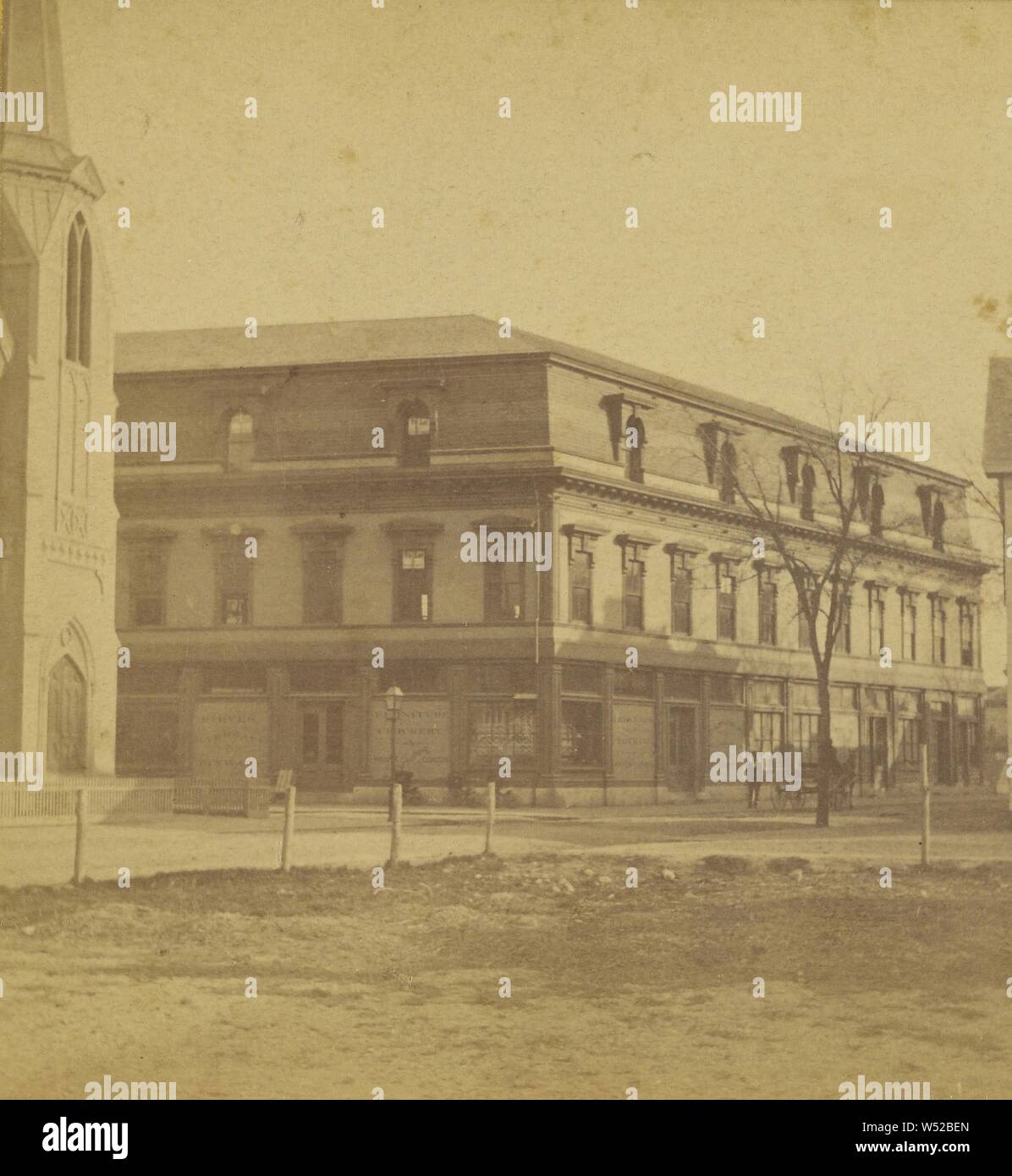 View of A. & W. Sprague's Store, Elmwood, R.I., Manchester Brothers ...
