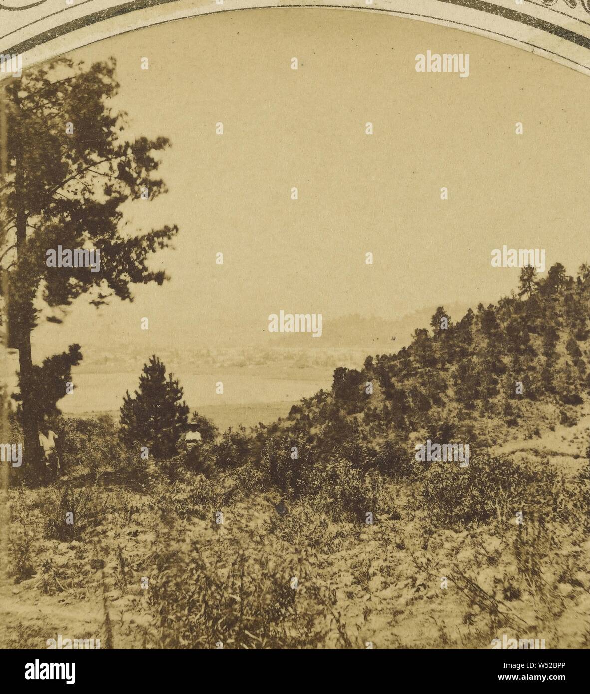 Valle de Amica, Julio Michaud & Son, 1860s, Albumen silver print Stock ...