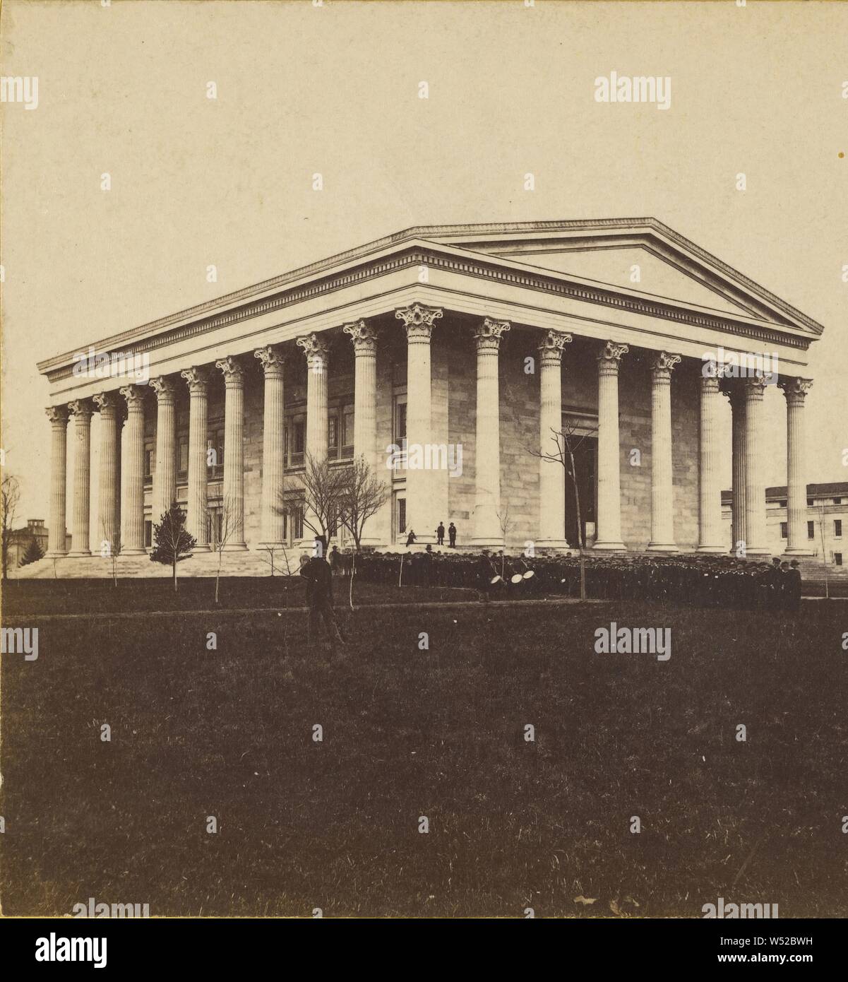 Girard College, Philadelphia., John Moran (American, born England, 1829 ...