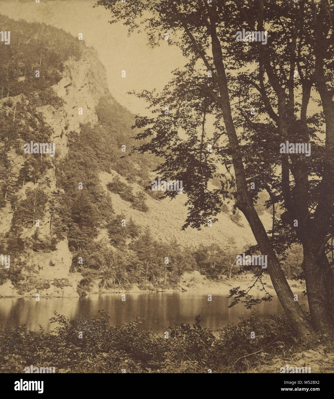 Indian Ladder Bluff, from the Banks of the River., John Moran & J ...