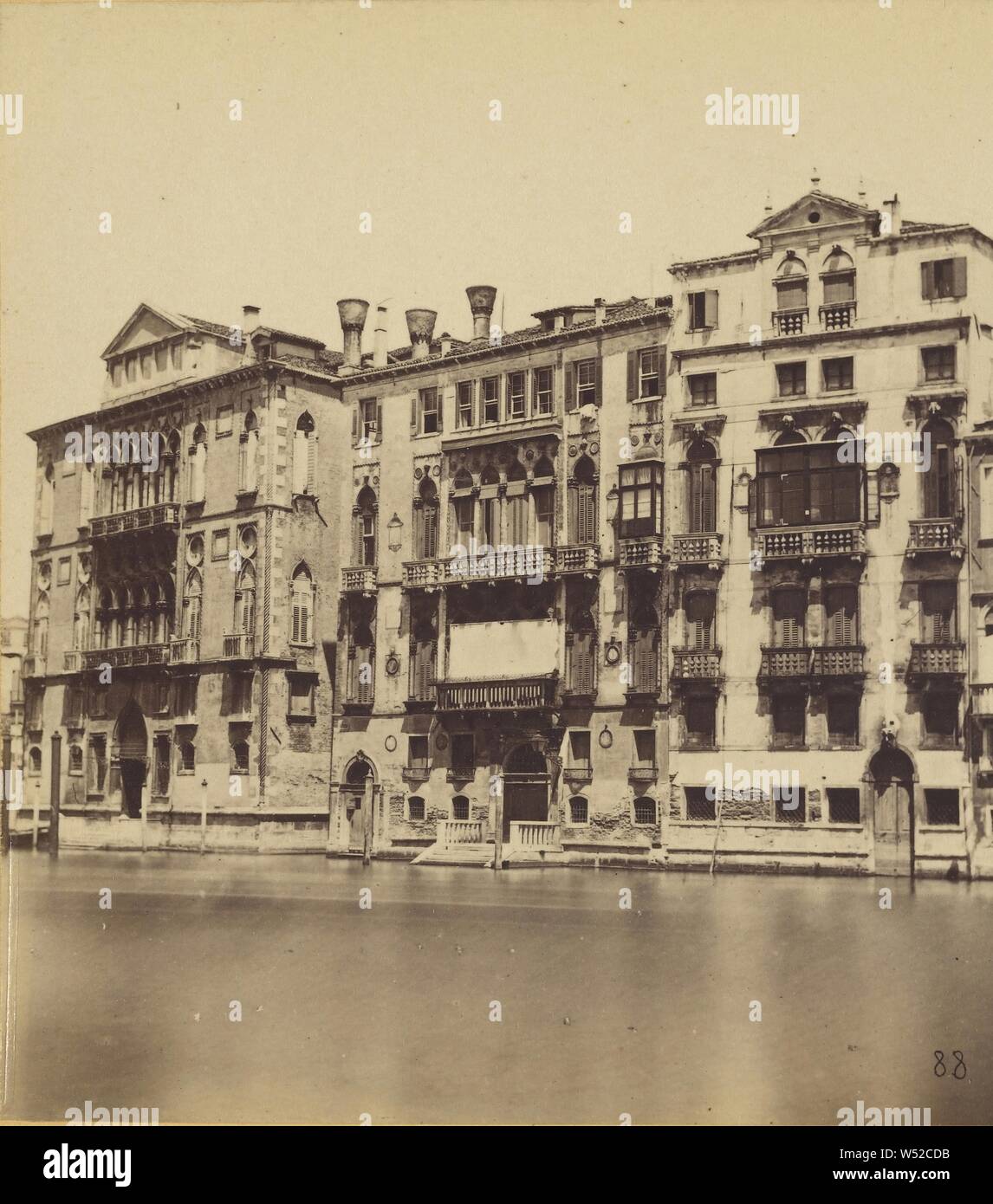 Venezia, Palazzo Barbaso e Cavali, Carlo Naya (Italian, 1816 - 1882 ...