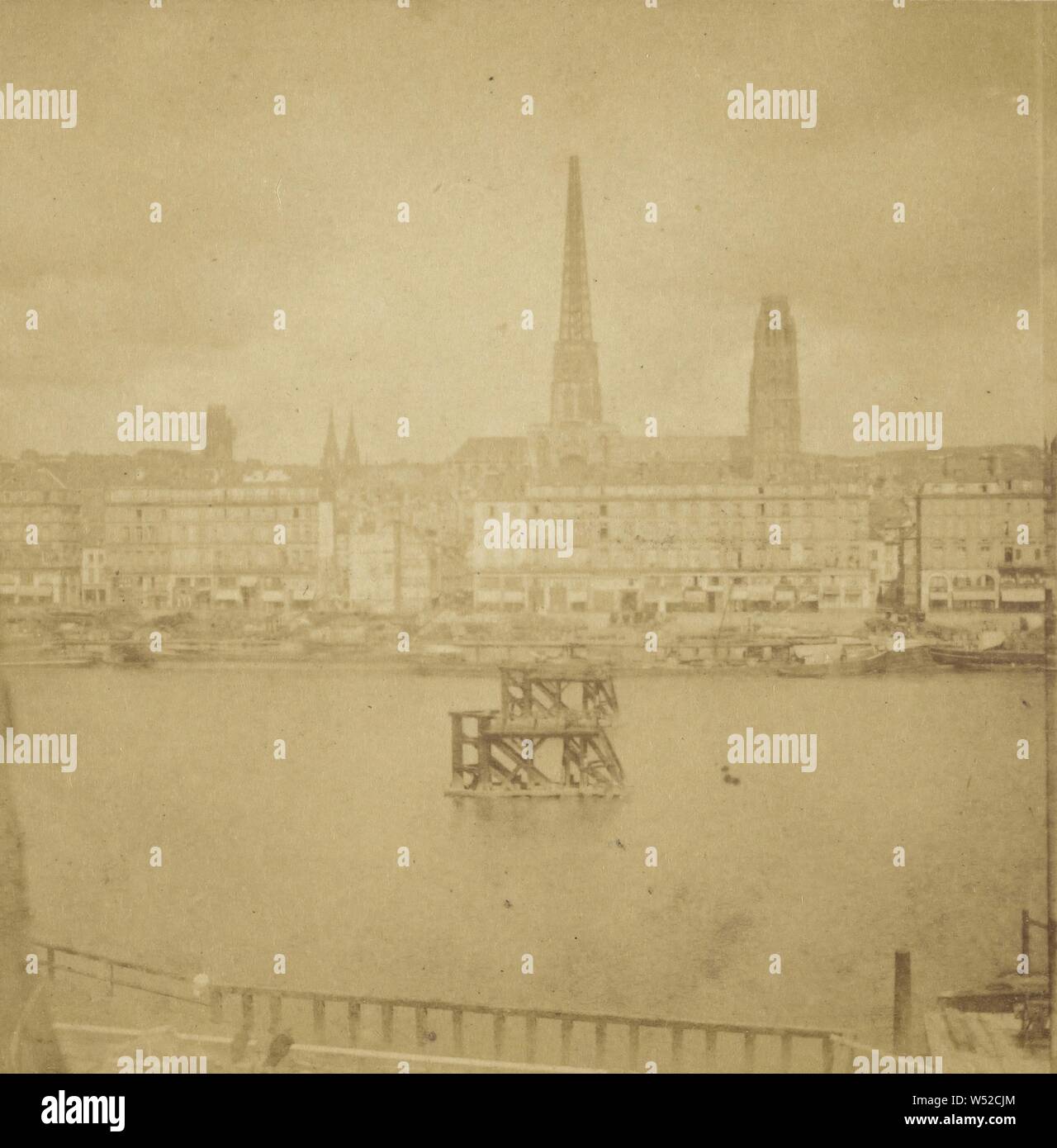 View of Paris, France, Attributed to Henry Pollock (British, 1826 ...