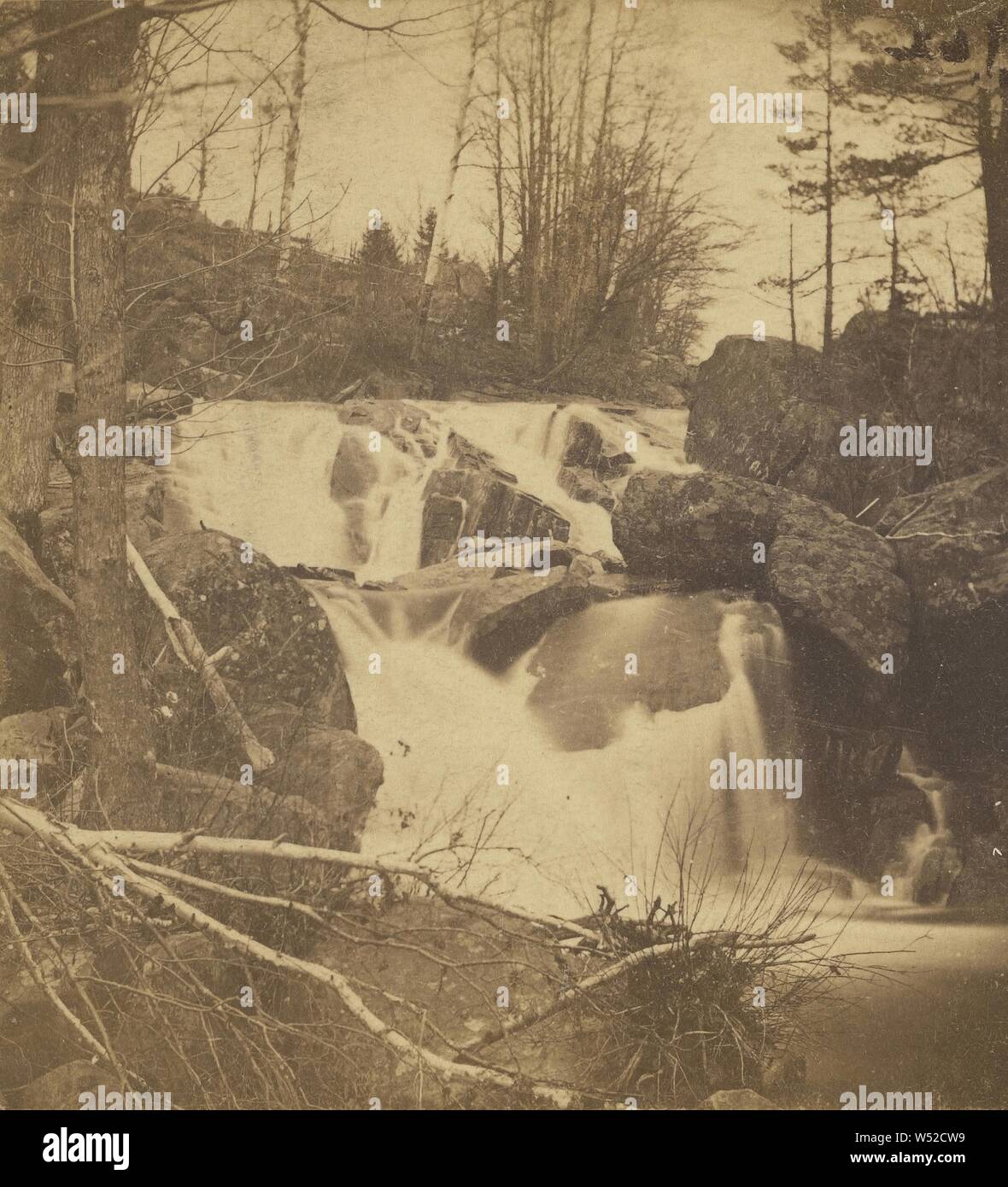 Jackson Falls, Wildwood Cascade., Nathan W. Pease (American, 1836 ...