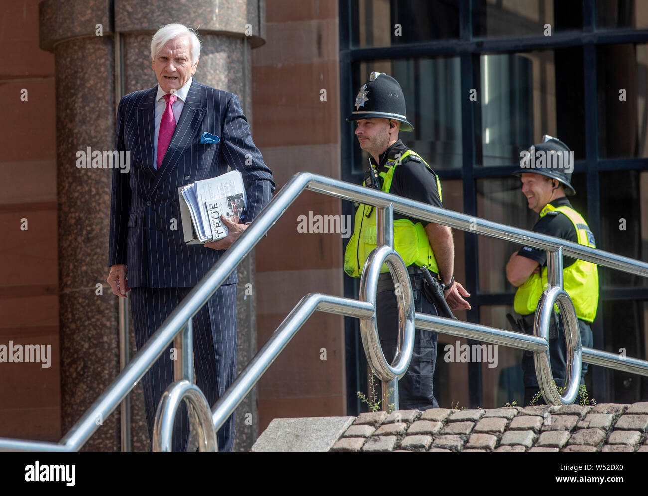 Former Tory MP Harvey Proctor, arrives at Newcastle Crown Court ahead ...