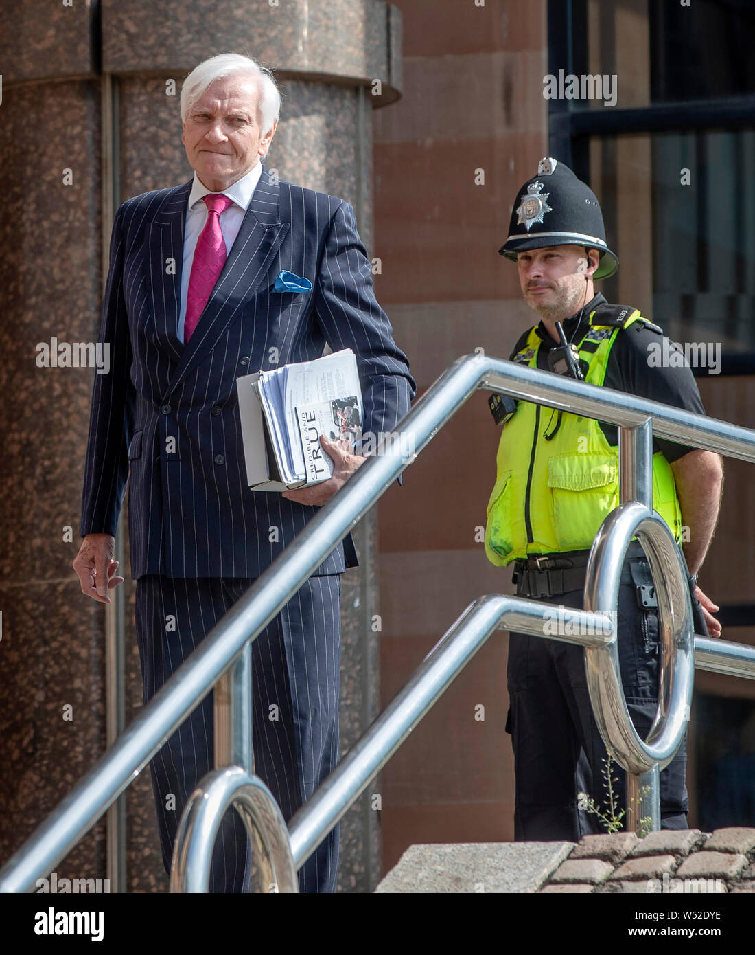 Former Tory MP Harvey Proctor, arrives at Newcastle Crown Court ahead ...