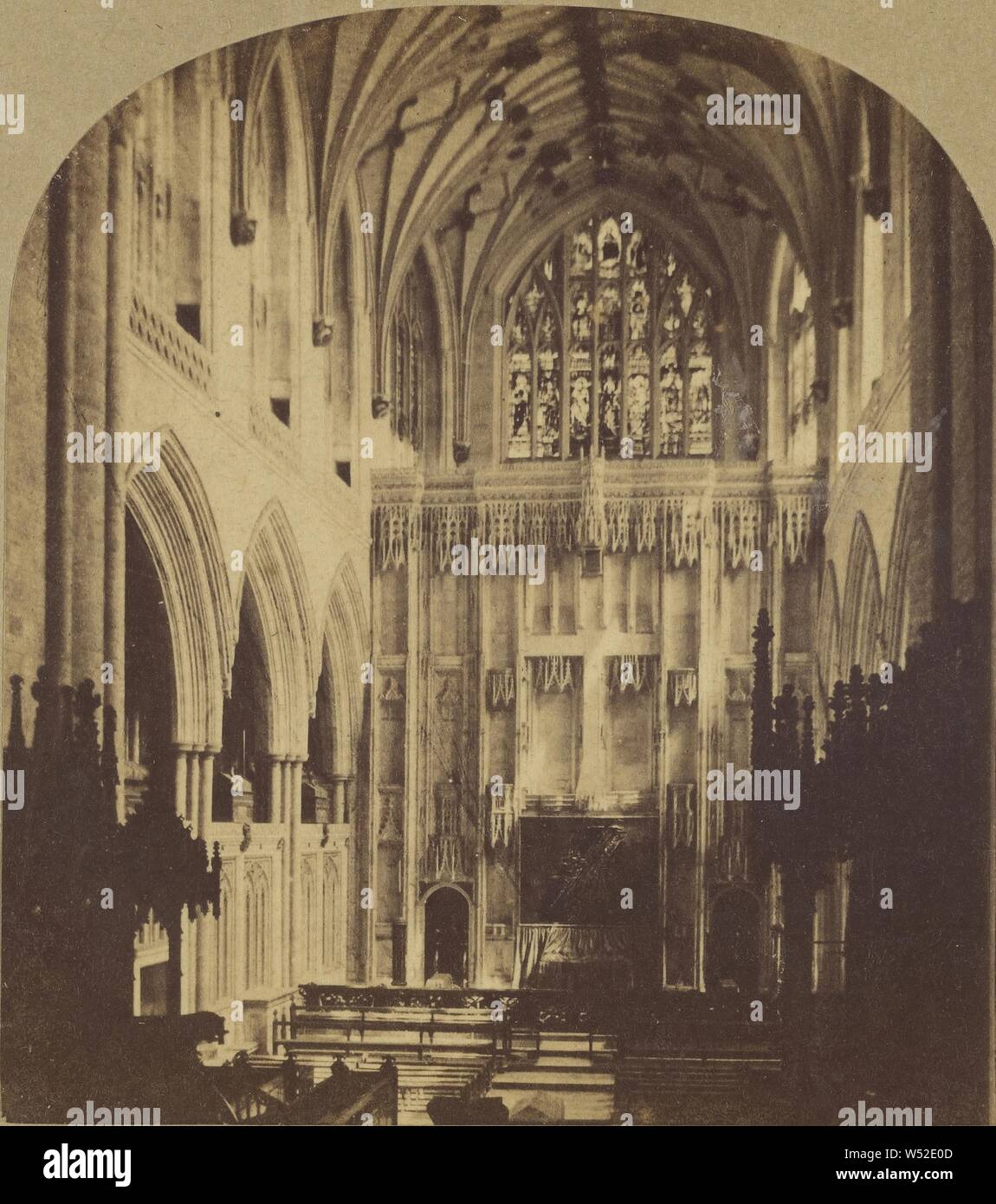 The Choir and Altar Screen, Winchester Cathedral., W.R. Sedgfield ...