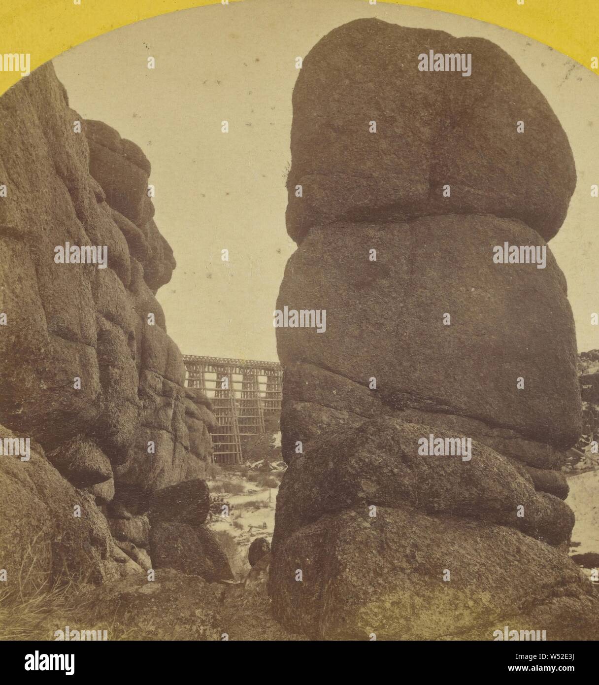 Dale Creek Bridge from Druids Rock, O.C. Smith (American, active 1860s ...