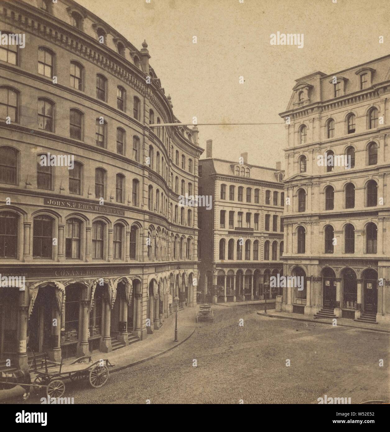Winthrop Square, Boston, Mass., John P. Soule (American, 1827 - 1904 ...