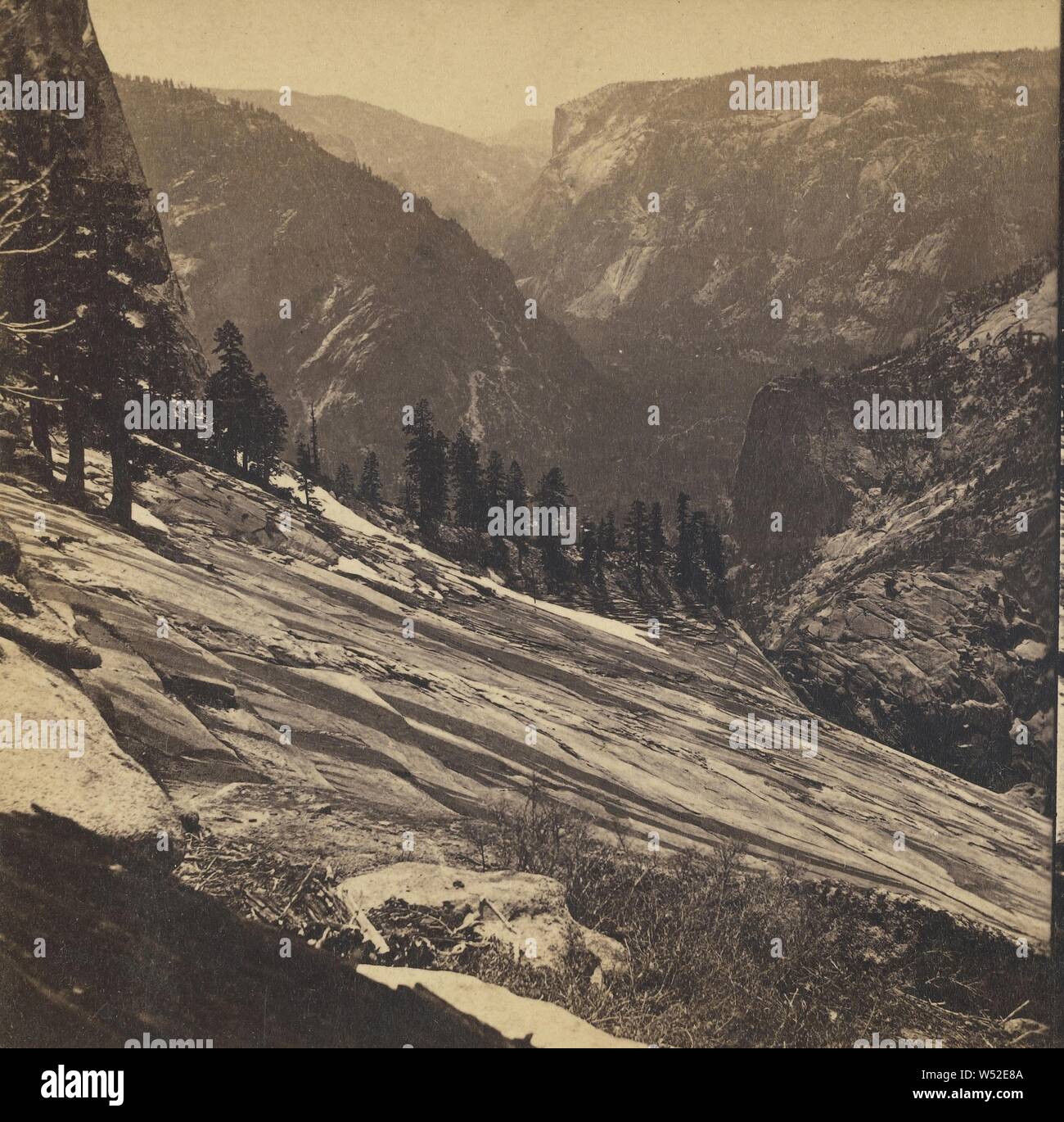 Yo-Semite Valley, from South Dome., John P. Soule (American, 1827 ...