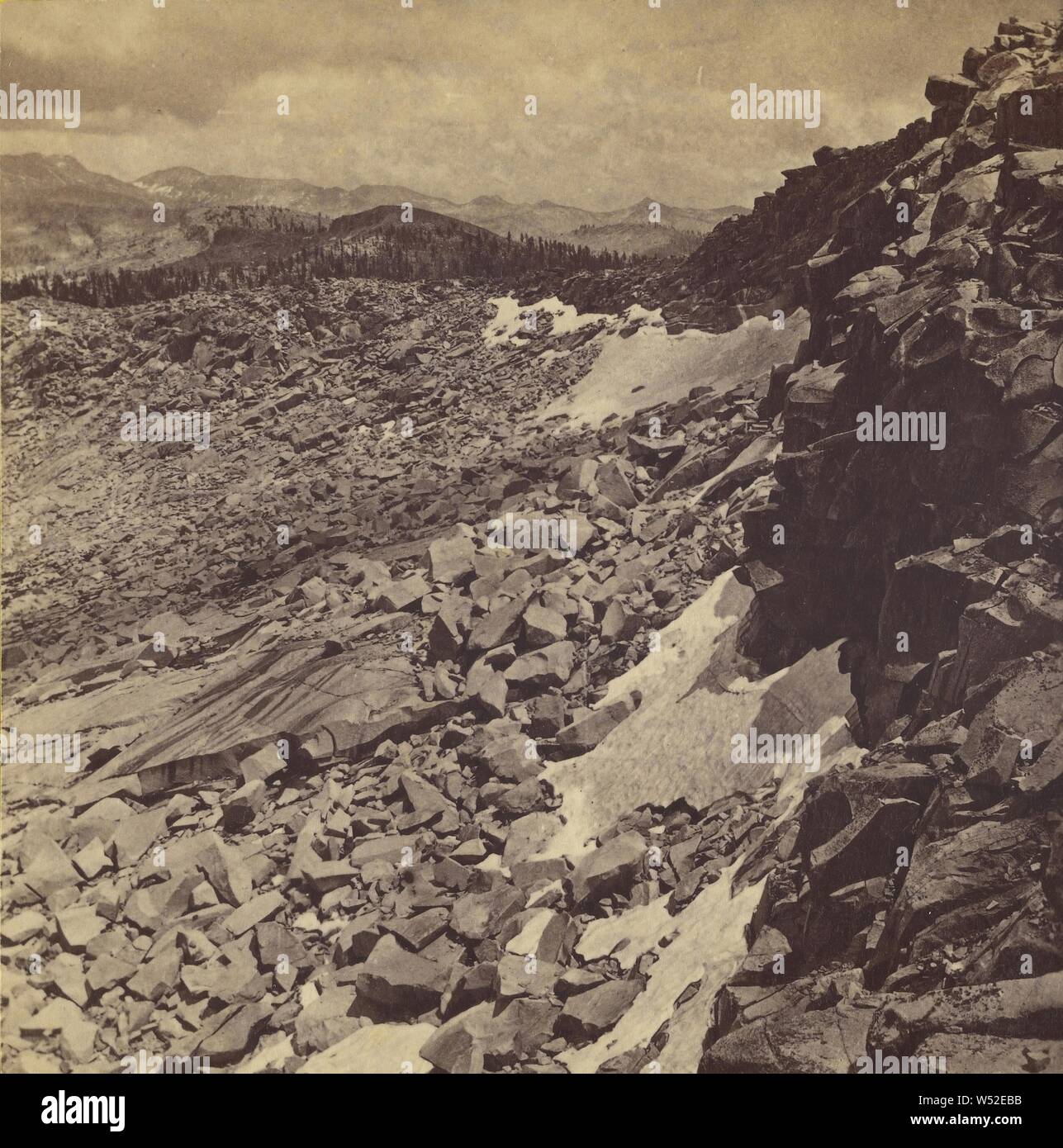 Mt. Clark, and the Sierra Nevada Mountains, from Buena Vista Peak ...