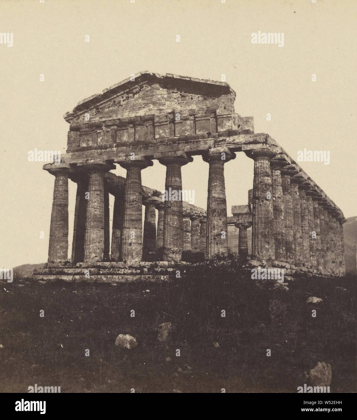 Pesto - tempio di Cercre., Sommer & Behles (Italian, 1867 - 1874), 1860 ...