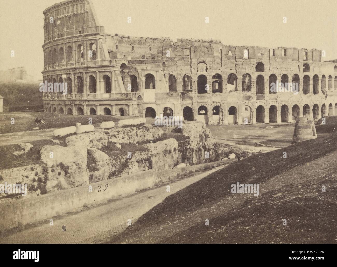 Le Colosseo, Joseph Spithöver (Italian, active Rome, Italy 1850s ...