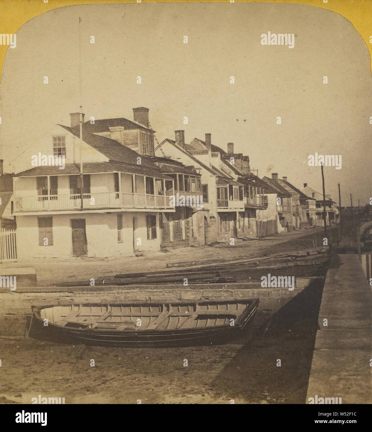 Marine St., St. Augustine, Fla., Adin French Styles (American, 1832 ...