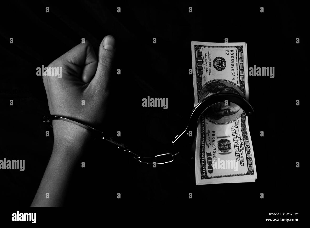 Hundred hands Black and White Stock Photos & Images - Alamy