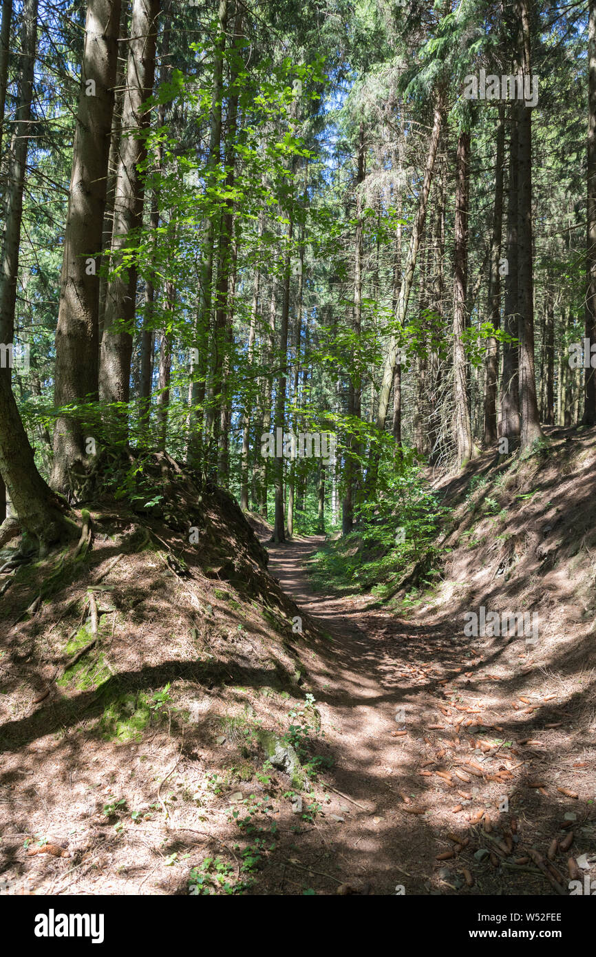 Trail through narrow pass hi-res stock photography and images - Alamy