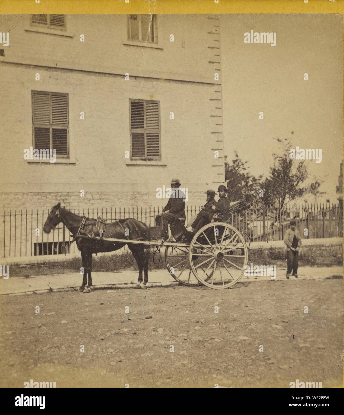 A Quebec Caleche., L.P. Vallée (Canadian, 1837 - 1905, active Quebéc ...