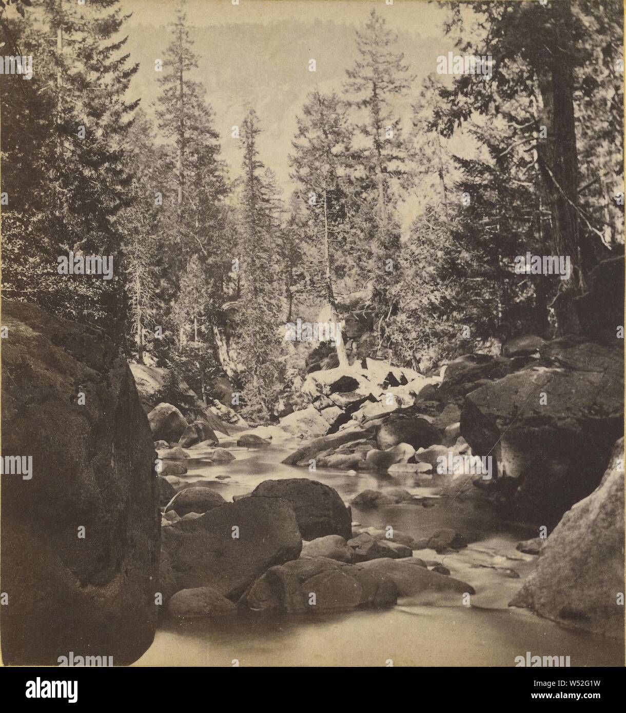 River View below the Nevada Falls., Carleton Watkins (American, 1829 ...