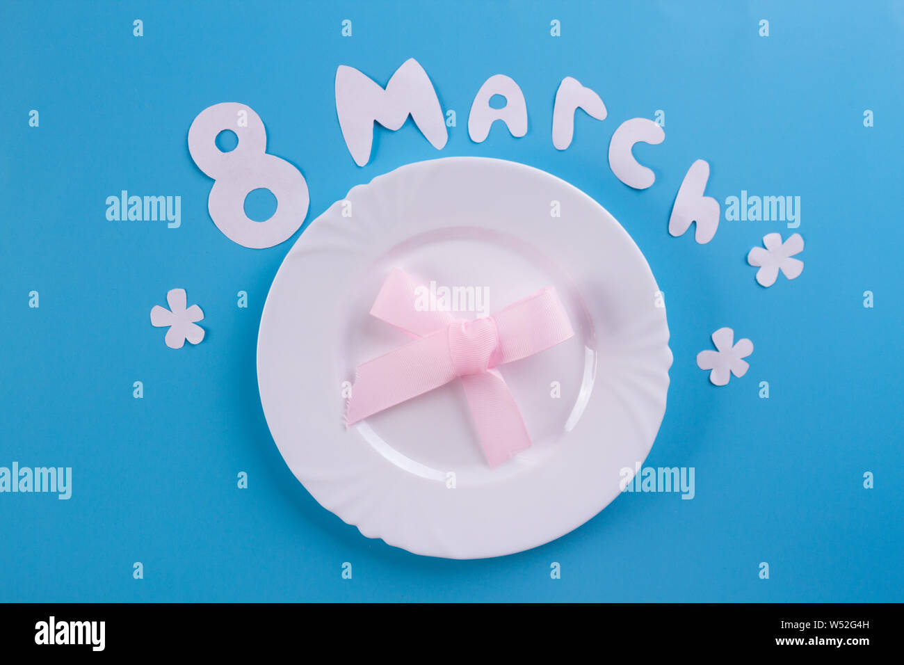 8 march holiday concept. cartoon styled Stock Photo - Alamy