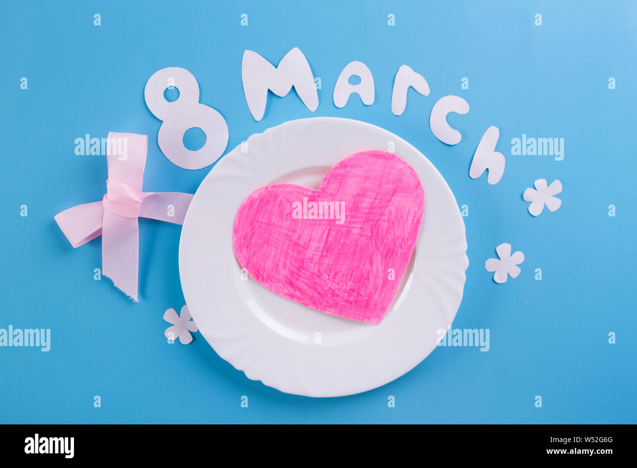 8 march holiday concept. cartoon styled Stock Photo - Alamy