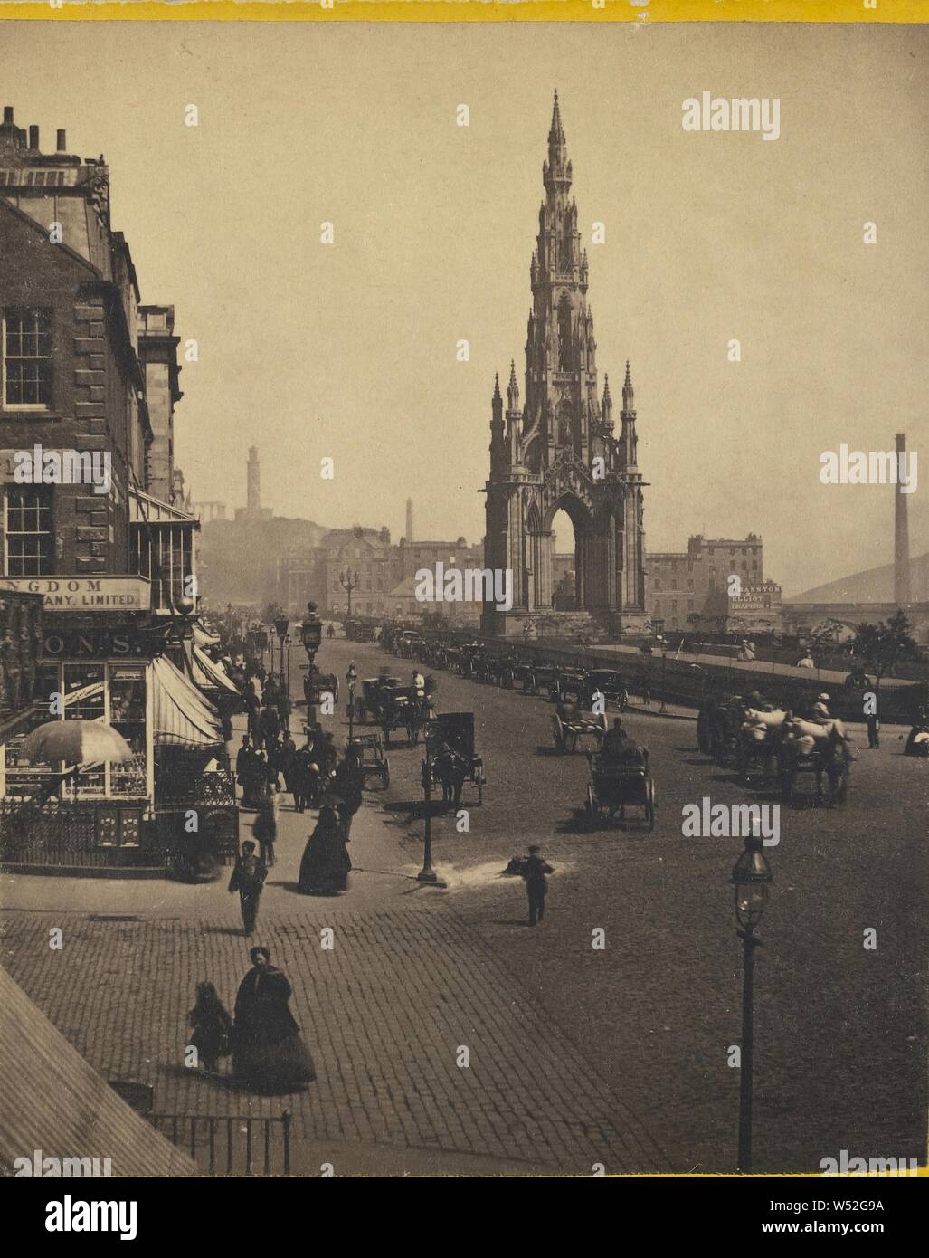 Edinburgh scotts monument hi-res stock photography and images - Alamy