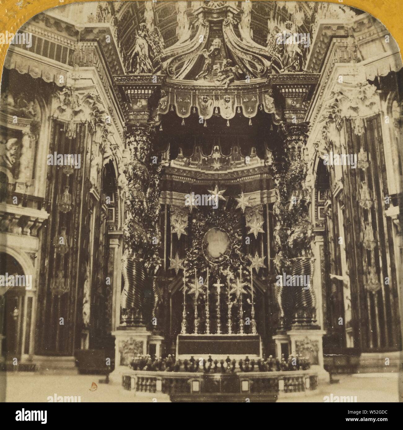 St. Pierre, Rome, Adolphe Block (French, 1829 - about 1900), 1860s ...