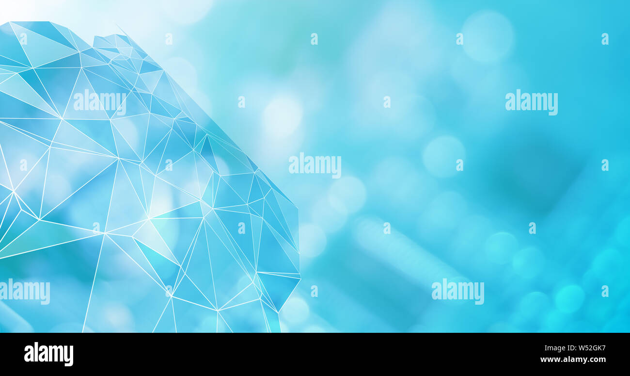 Triangle transformation layout concepts, out of focus background Stock ...