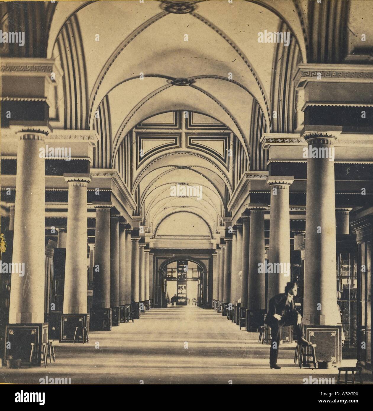 Interior of Patent Office., George D. Wakely (American, active 1856 ...