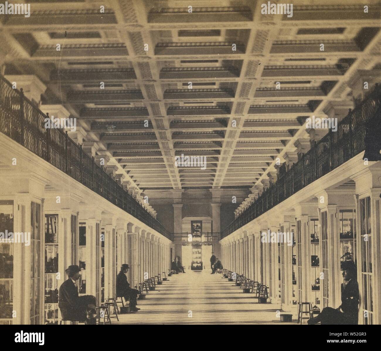 Interior of Patent Office., George D. Wakely (American, active 1856 ...