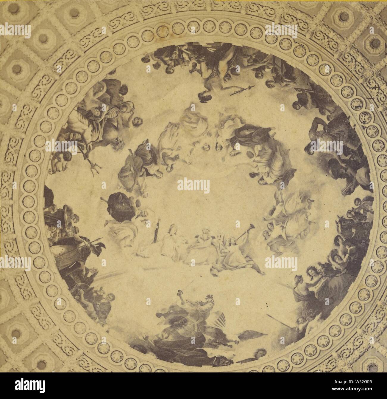 Interior of Capitol., George D. Wakely (American, active 1856 - 1880 ...