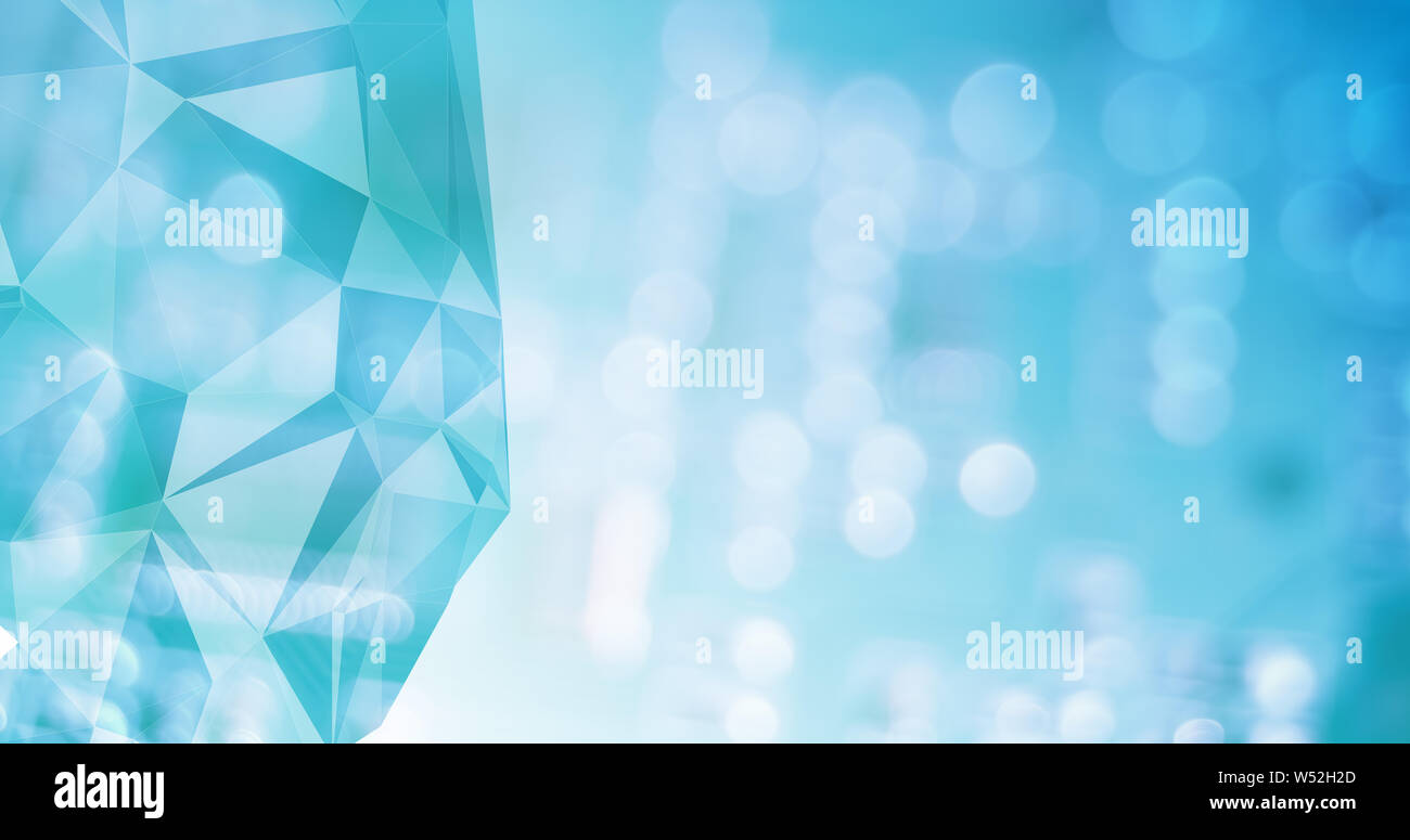 Science abstract innovation concept, polygonal shapes and circles Stock ...