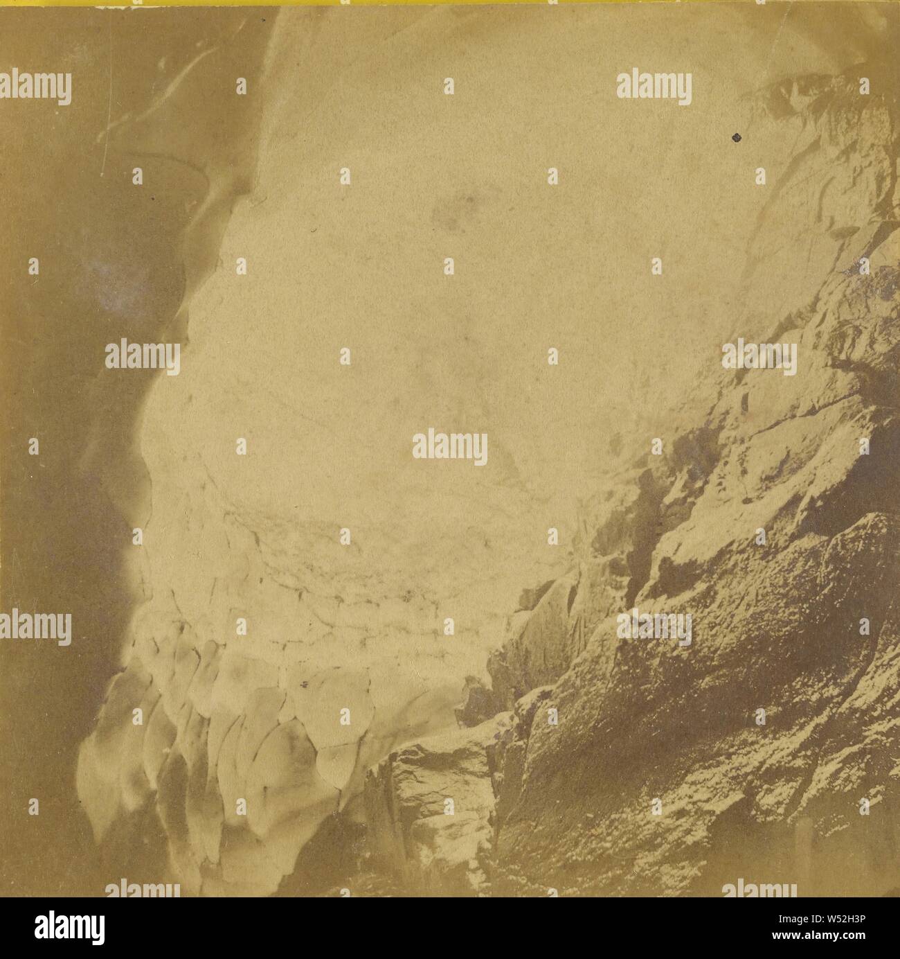 Snow Arch in Tuckermans Ravine., Franklin G. Weller (American, 1833 ...