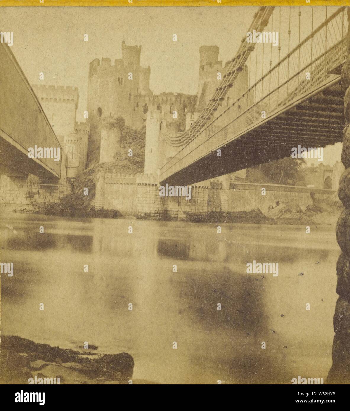 Conway Suspension Bridge & Tubular Bridges, Unknown maker, British ...