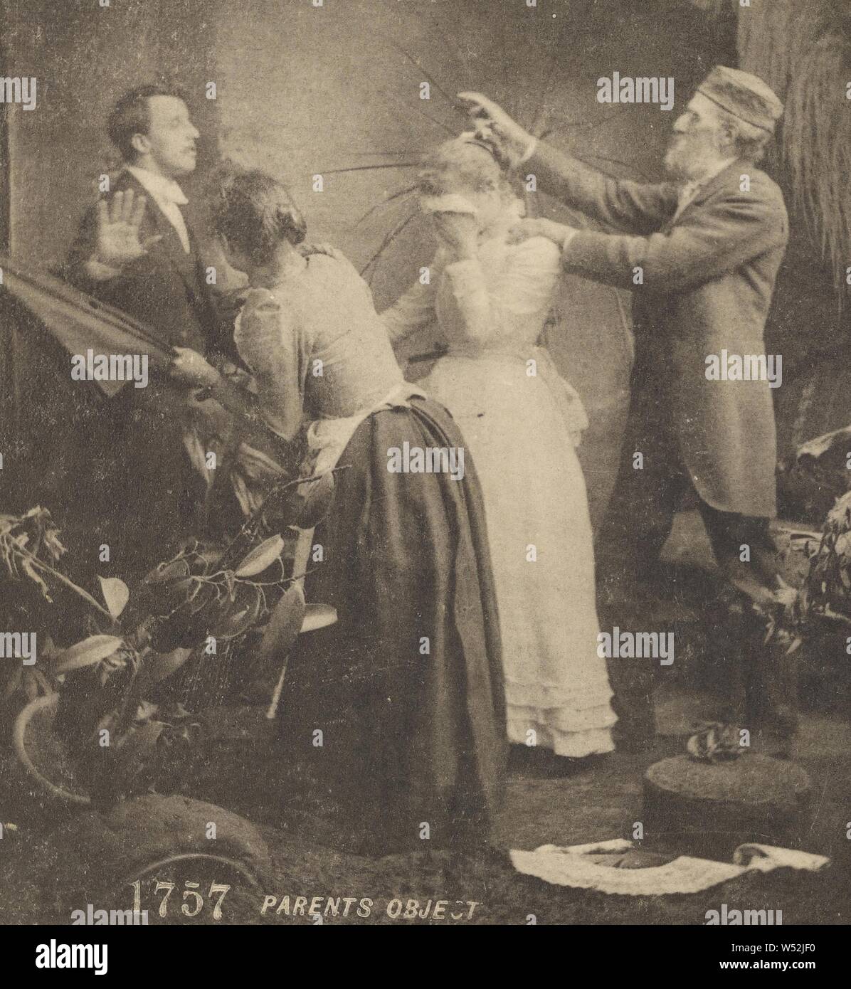 Parents Object, Unknown, about 1890, Collotype Stock Photo - Alamy