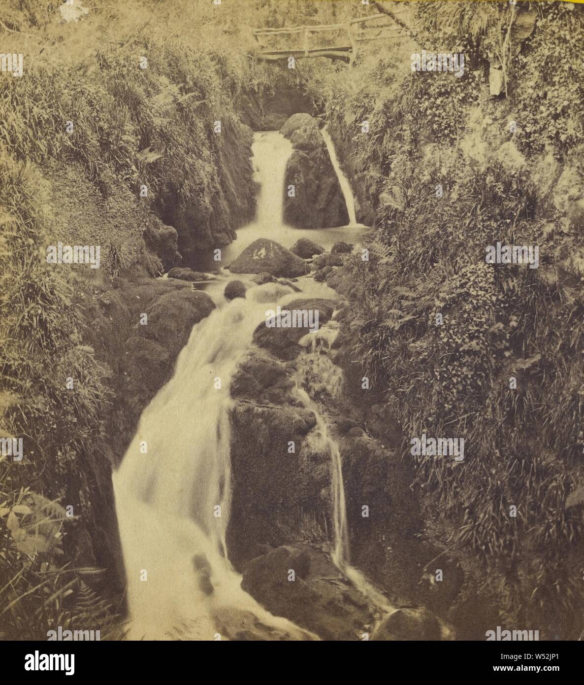 The Highes(?) Waterfall - Coombe Vale, Unknown maker, British, about ...