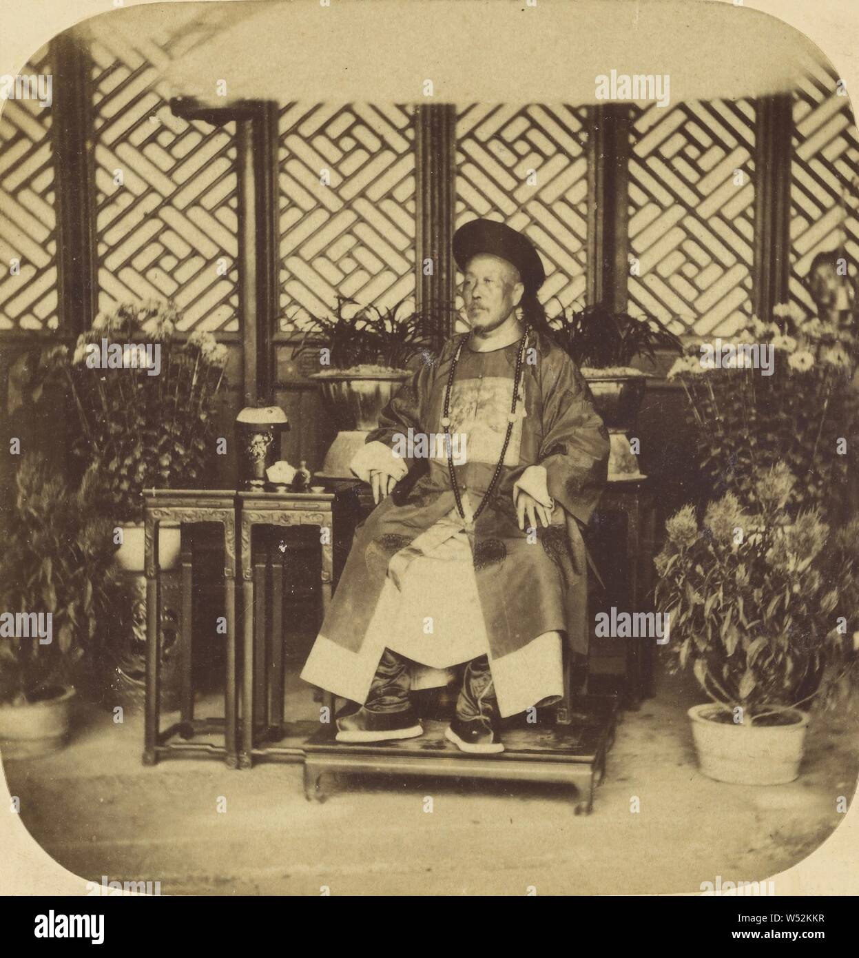 Canton. Portrait of Tseang-Keun, Tartar General in Chief of the Canton ...