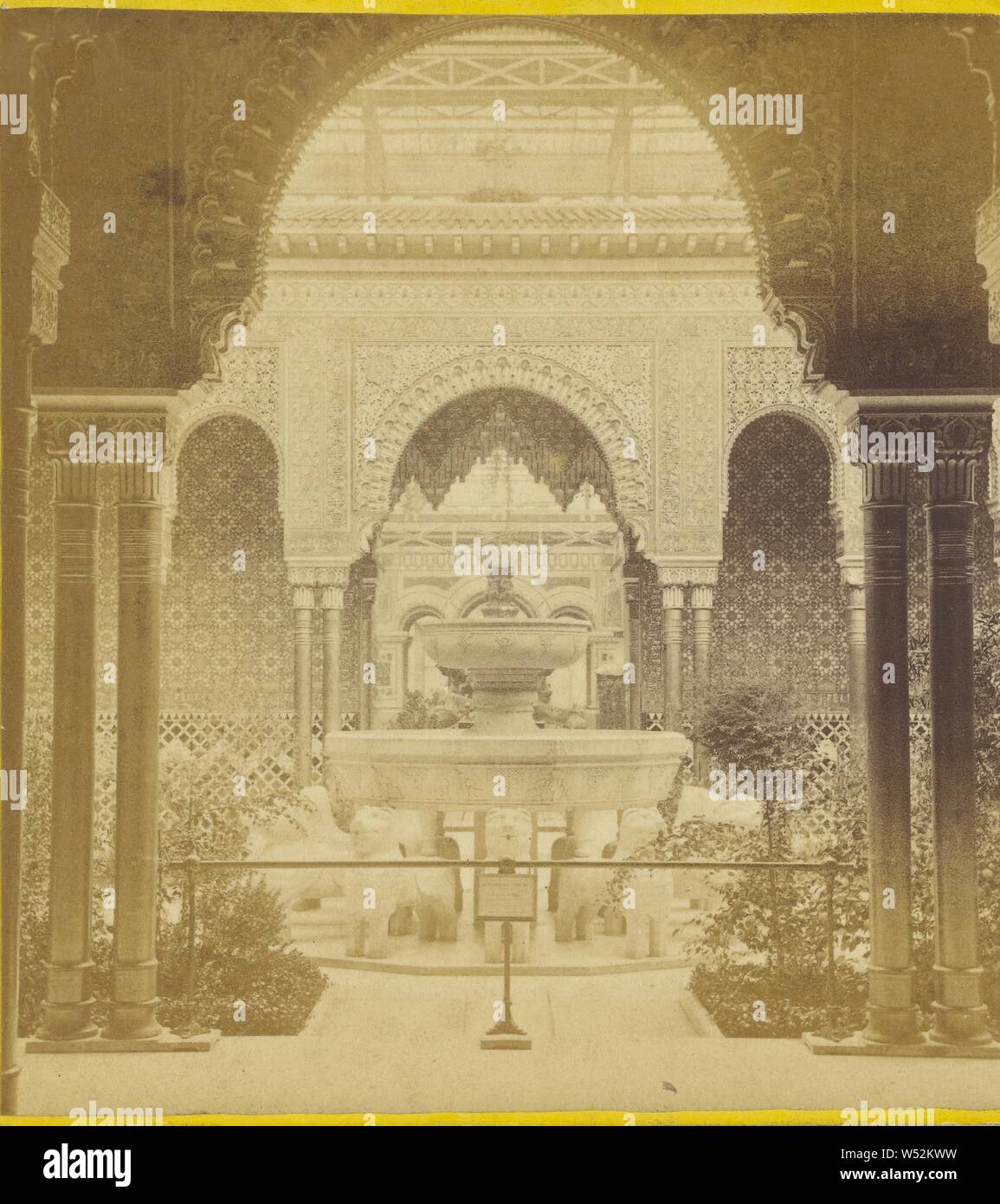 Interior of a mosque, Unknown, about 1860, Albumen silver print Stock ...